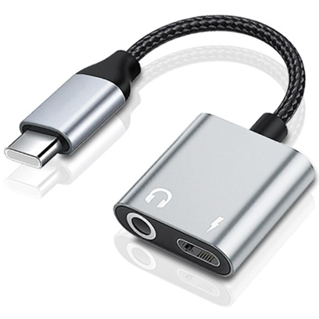 Aluminum Alloy USB C To 3.5mm Headphone Converter Wire For Smartphones ...