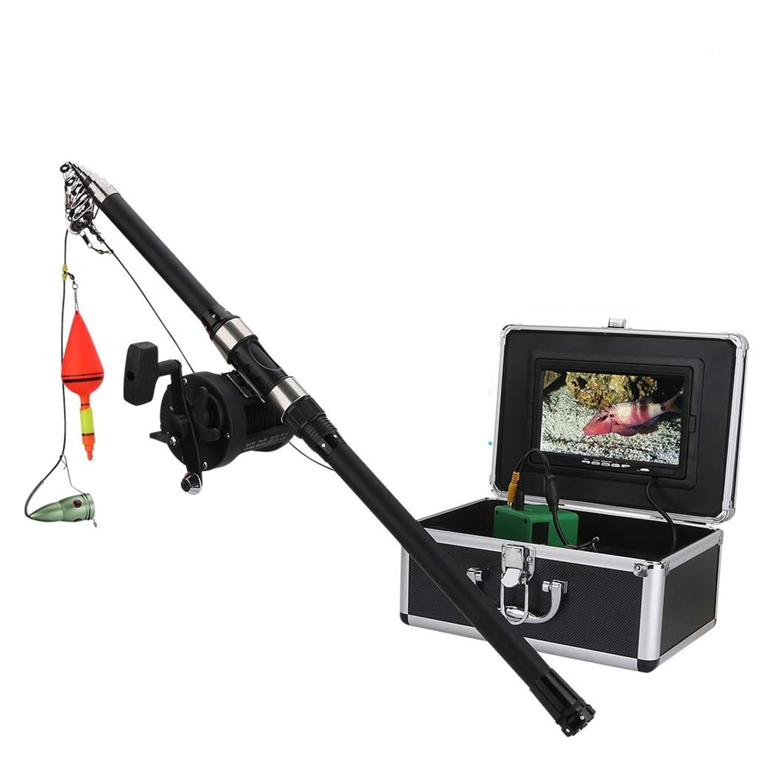 Aluminum Alloy Underwater Fishing Video Camera Kit 6W IR LED Lights ...
