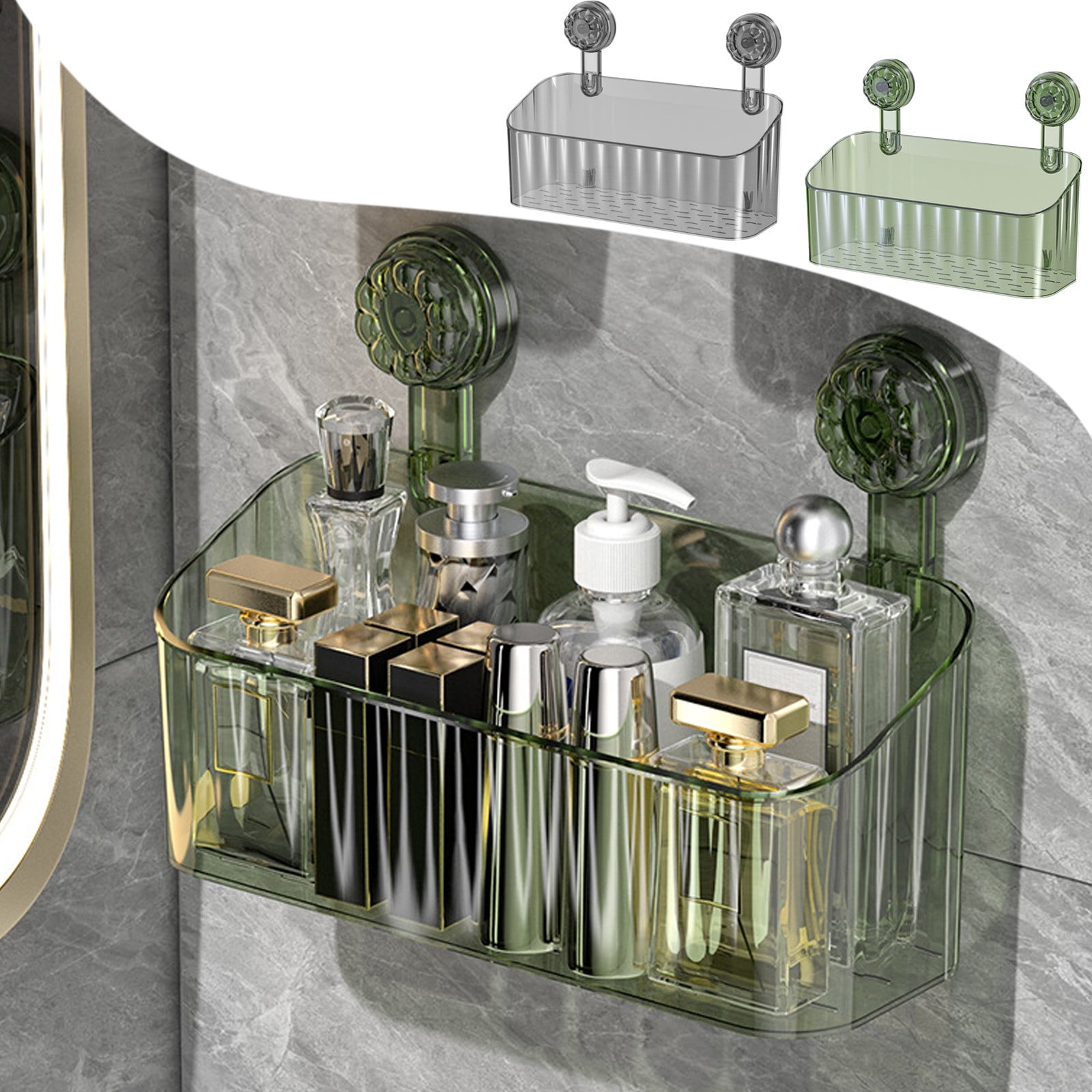 Aluminum Alloy Wall Mounted Shower Caddy, Shower Storage Box, Strong ...