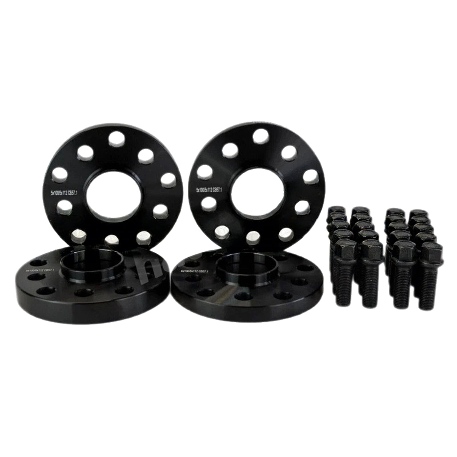 Aluminum Alloy Wheel Spacers Set in Black Designed to Increase Offset ...