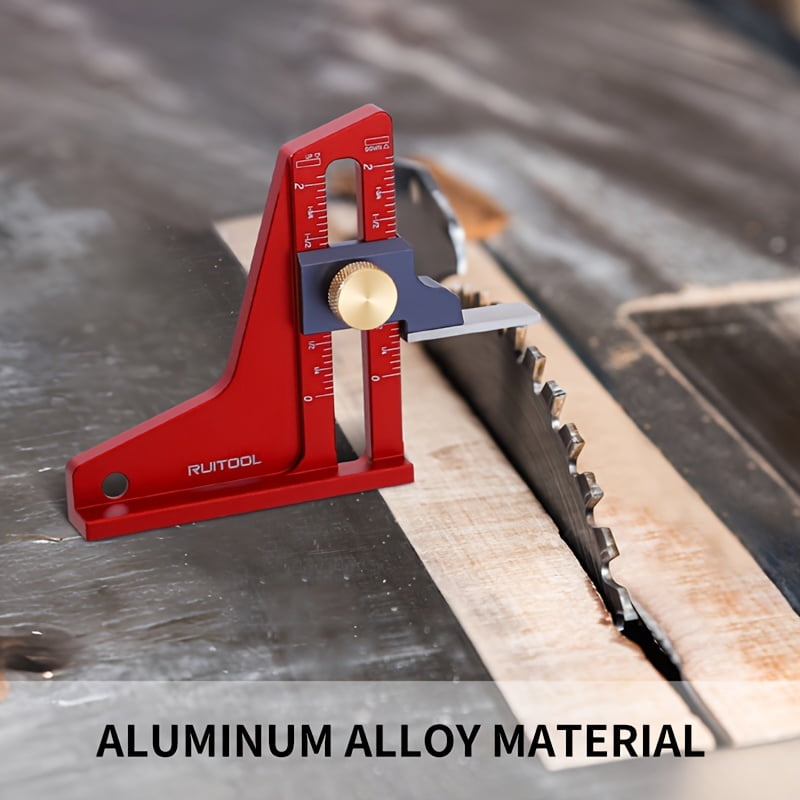 Aluminum Alloy Woodworking Height Gauge, 1pc Dual Scales Vernier ...