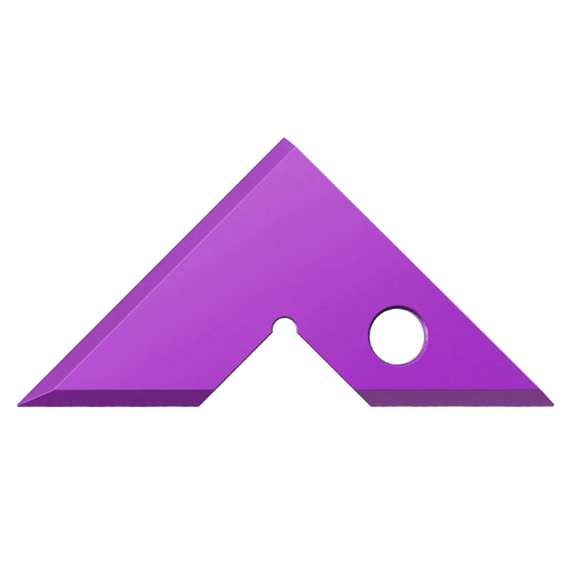 Aluminum Alloy Woodworking High-Precision Knife Edge Angle Ruler 45/90 ...