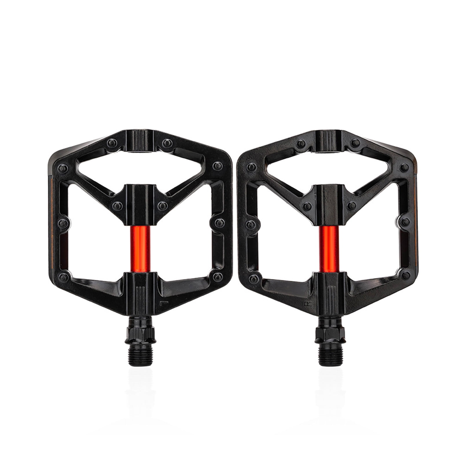 Aluminum Alloys Bicycles Flat Pedals Nonslip Wide Flat Pedals Sealed ...
