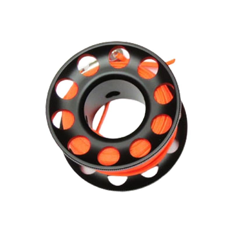 Aluminum Alloys Spool Finger Reel with Double Ended Hook Scubas Diving ...