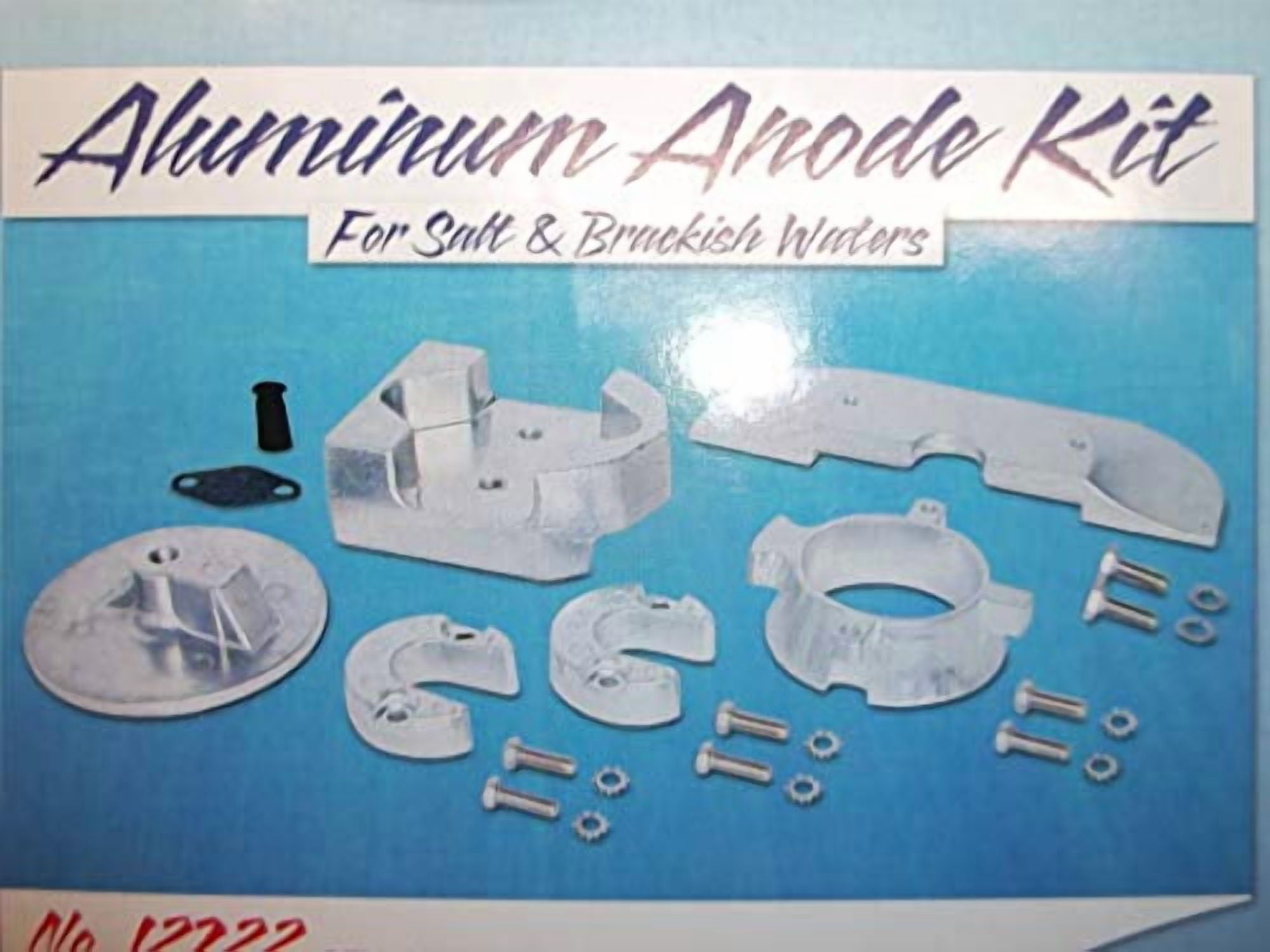 Aluminum Anode Kit MerCruiser Alpha 1 Gen 2 zinc Salt Water outdrive ...