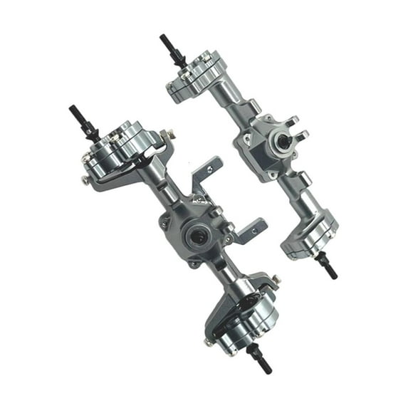 Aluminum Axles Assembly Front and Rear Axles for 1/24 Remote Control ...