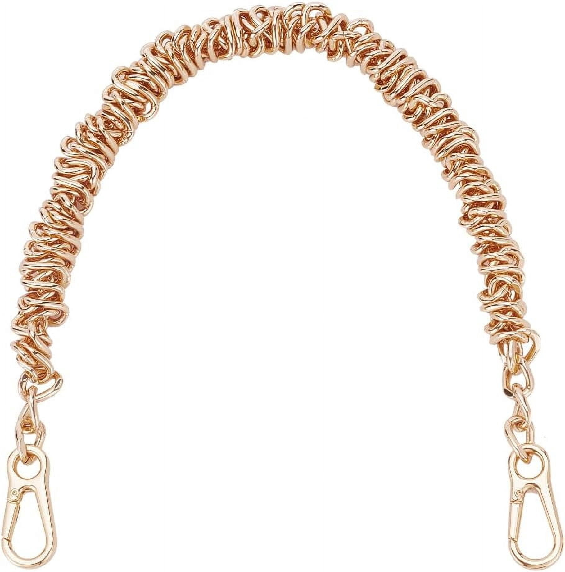Aluminum Bag Chains Purse Strap Handbag Golden Chains Crossbody Bag ...