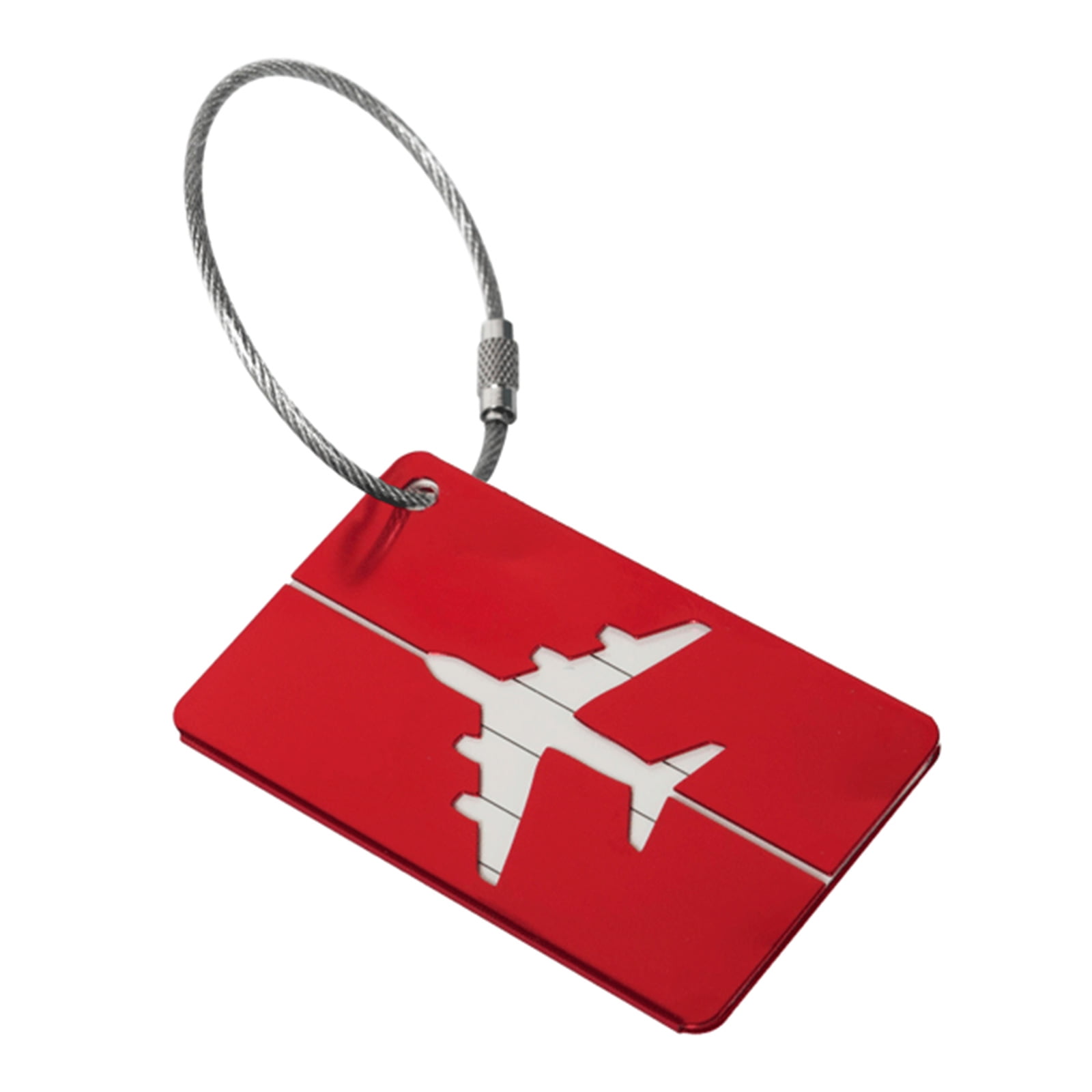Aluminum Baggage Backpack Tags Suitcase Luggage Tags Travel Suitcase ...