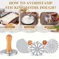 Aluminum Baking Molds Set, Sugar Cookie Stamps, Metal Stamping Kit, 3 ...