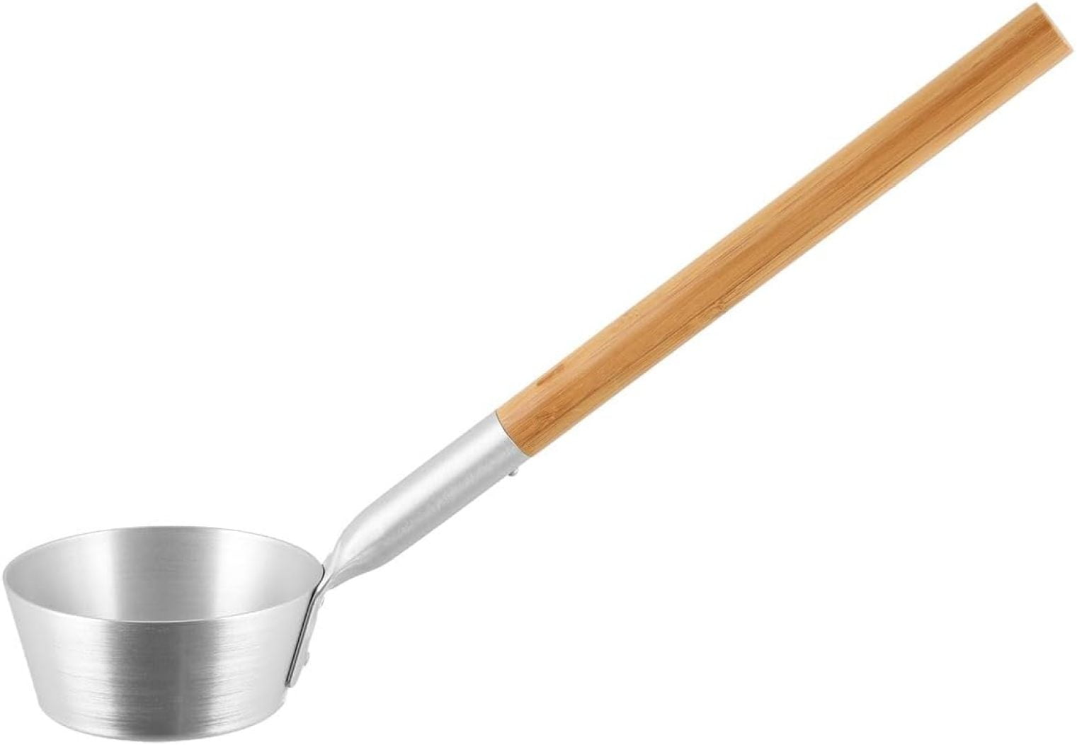 Aluminum/Bamboo Silver Sauna Ladle - Walmart.com