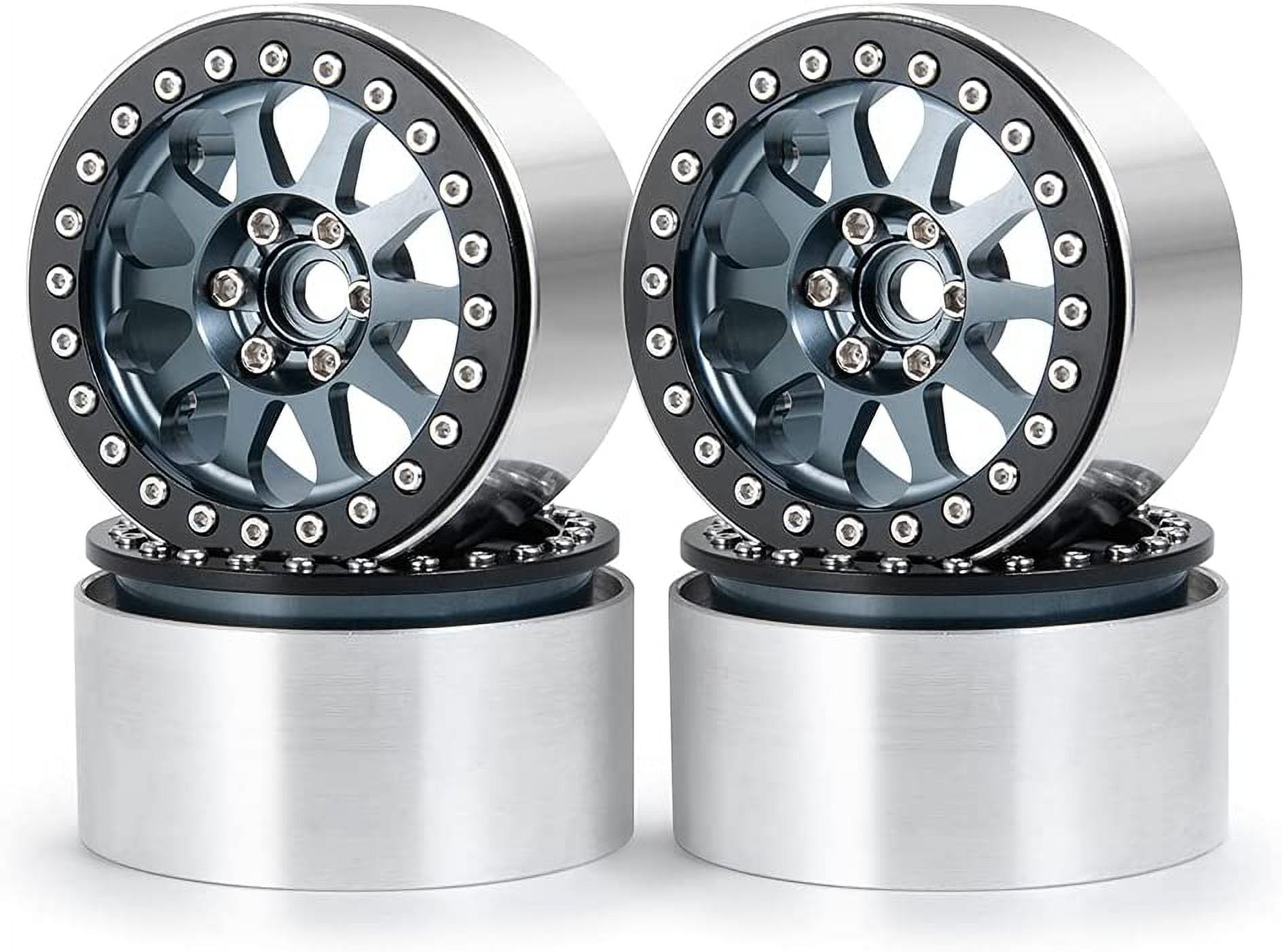 Aluminum Beadlock Wheels 2.2" Titanium 35mm Lightweight Design for ...