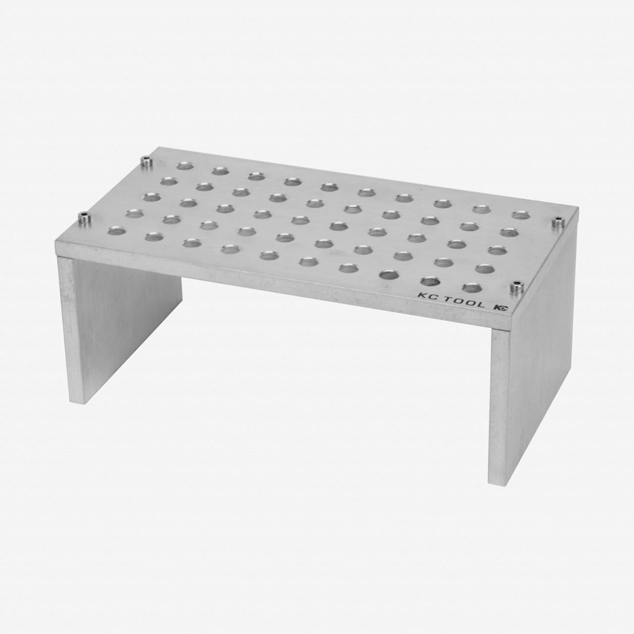 Aluminum Bench Top Stand for Precision Tools - 50 Holes, Tumbled Finish ...