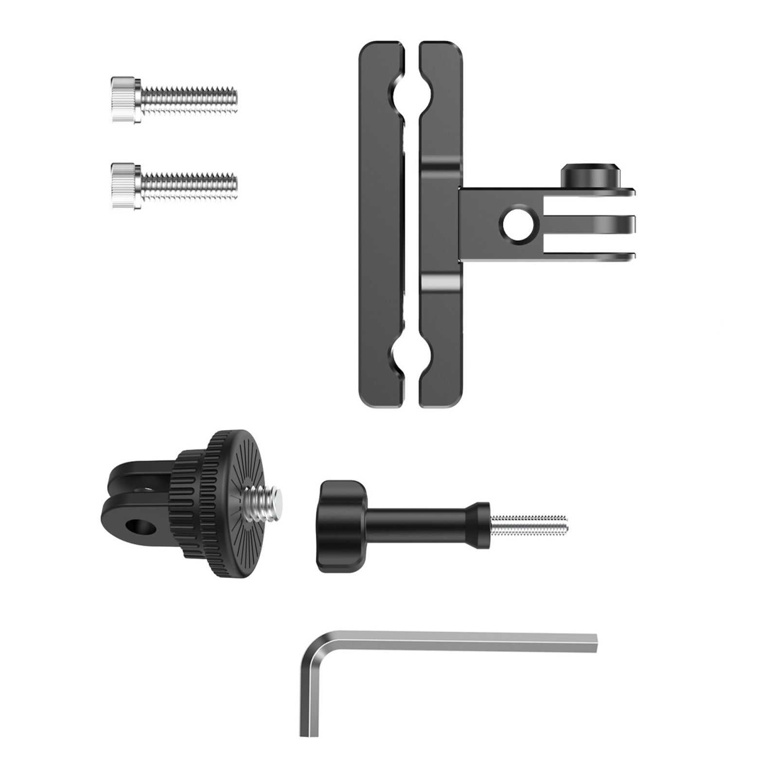 Aluminum Bike Post Mount Clamp Holder for 13 Action Cameras for Cycling ...