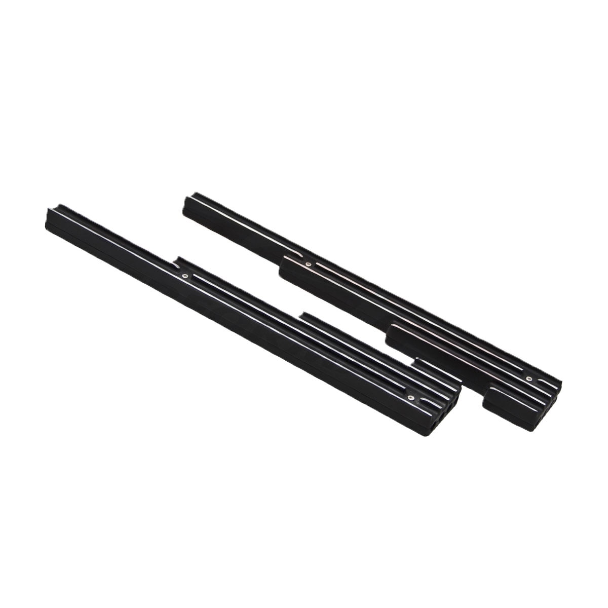 Aluminum Billet Fits Universal 9.5mm Wire Loom Set Finned Black Finish ...