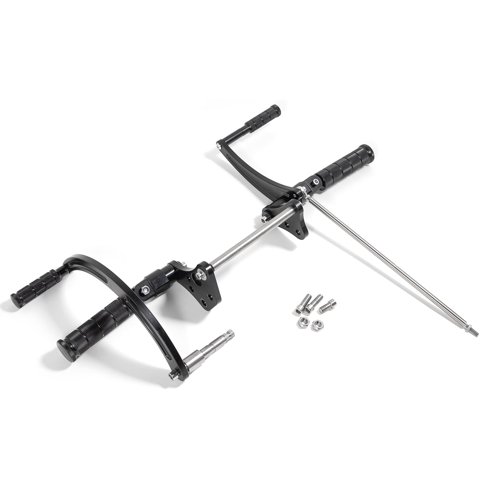 Aluminum Black 4.5" Forward controls Footpegs for Yamaha Virago XV125 ...