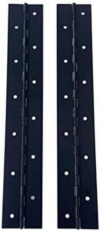 Aluminum Boat Piano Hinge- Black Anodized 1" X 1" X 12" (Pair) Cabinet ...