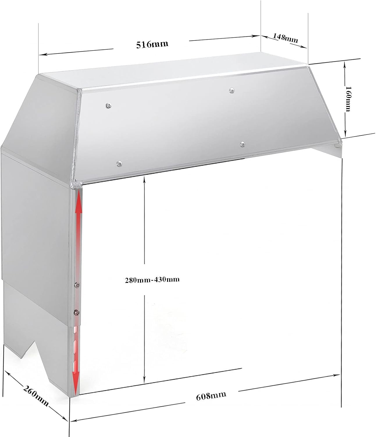 Aluminum Boat Steering Console Mount with Plywood Reinforced Face for ...