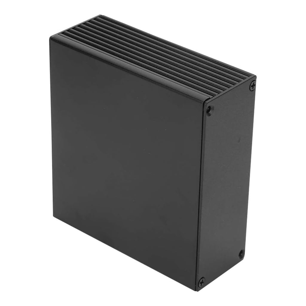 Aluminum Box Enclosure DIY Electronic Project Black Instrument Case ...