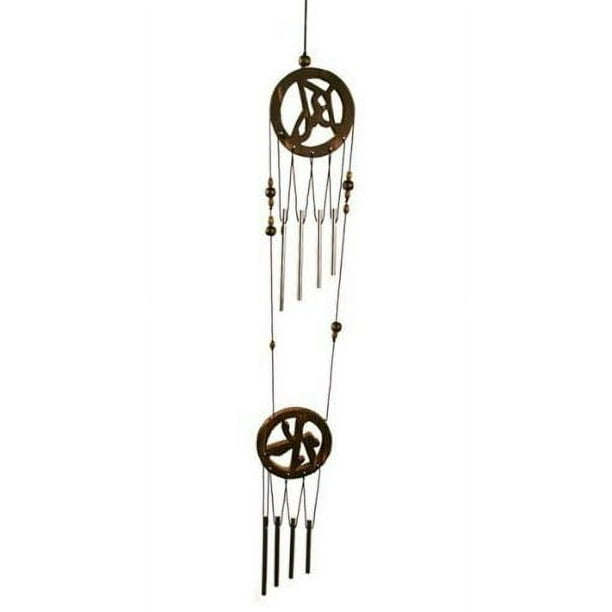 Aluminum Bronze Feng Shui Wind Chime WIN065 - Walmart Business Supplies