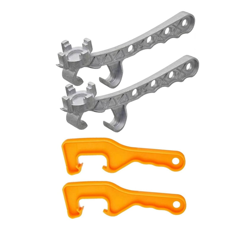 Aluminum Bucket Opener Silver Buckets Lid Wrench Metal Can Opener Lid ...