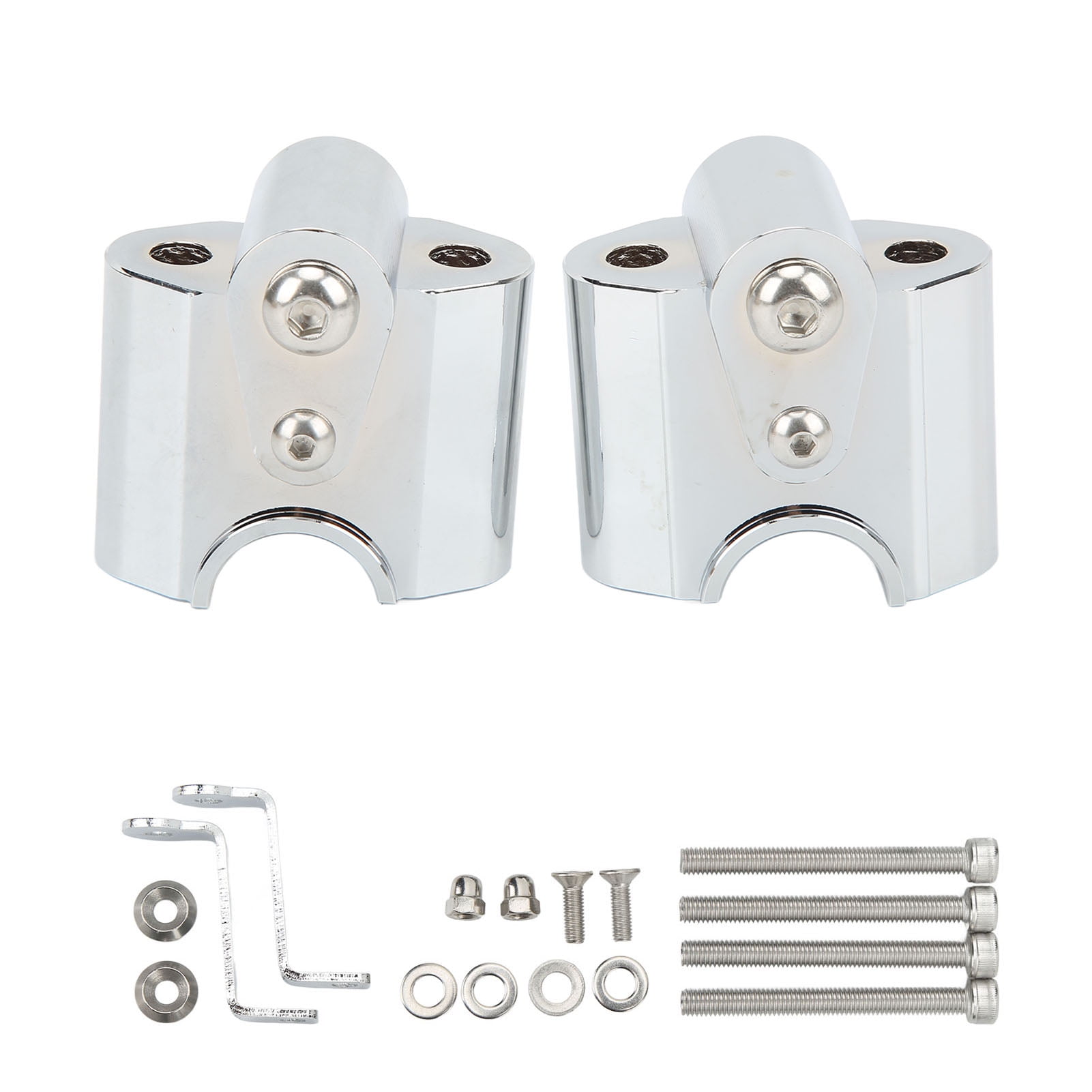 Sarapandan Aluminum CNC Chrome Handlebar Riser Clamp for 2020-2021 R18 ...