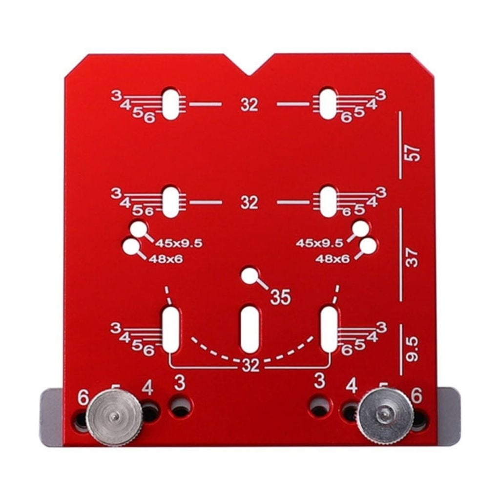 Aluminum Cabinet Hinge Positioner 35mm Size With Edging Adjustment ...