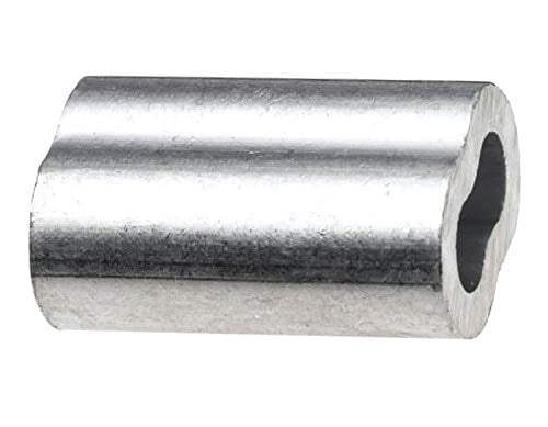 Aluminum Cable Crimps Sleeves for 1/16" Wire Rope Cable Aluminum Cable ...