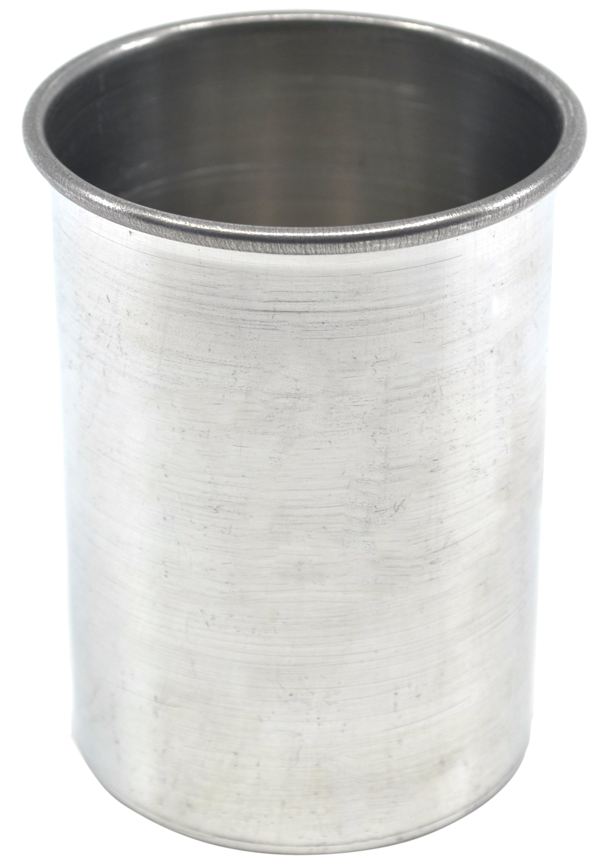 Aluminum Calorimeter Inner Vessel with Parallel Sides and Rolled Rim, 4 ...