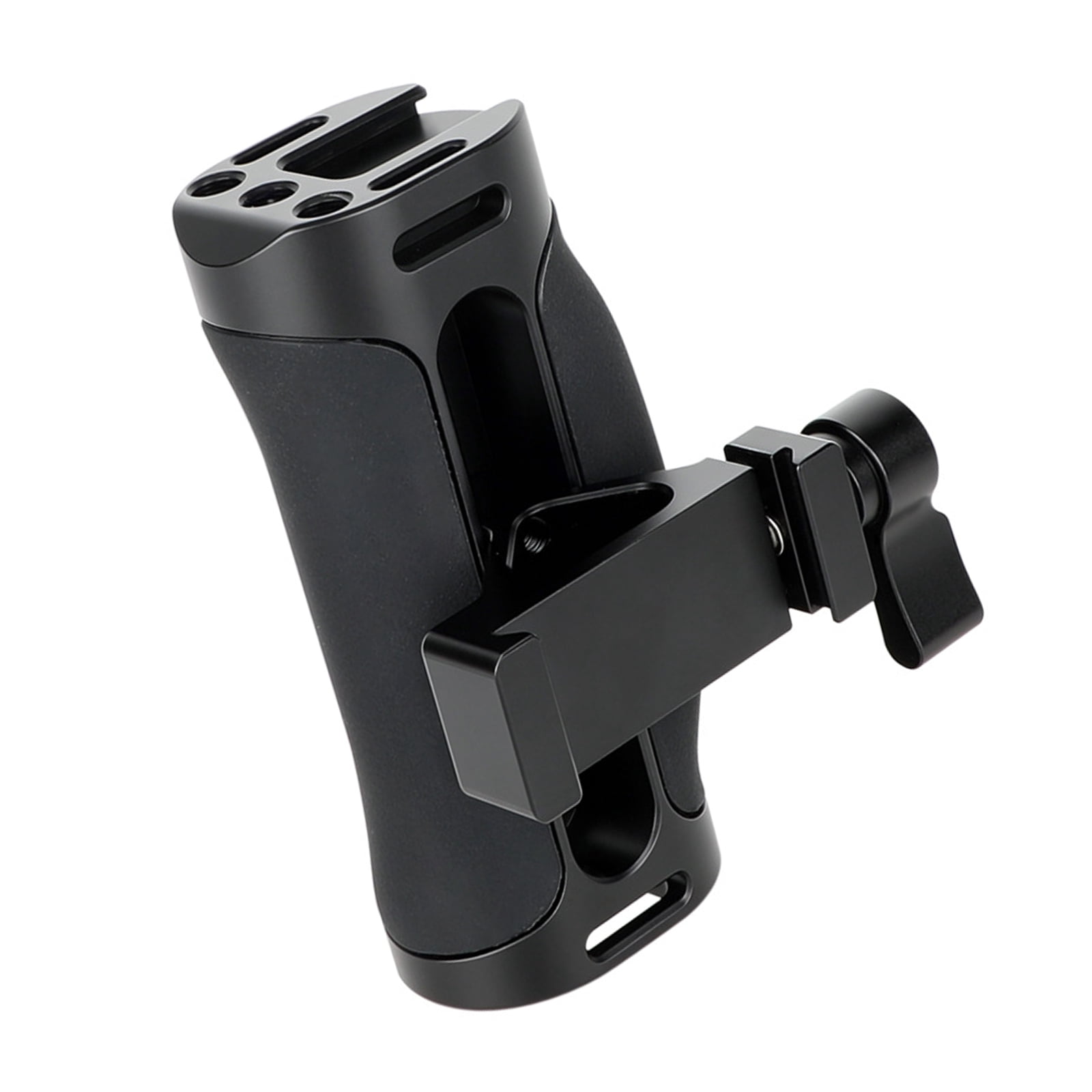 Aluminum Camera Handgrip Quick Release Side Handle with Cold Shoe Mount ...