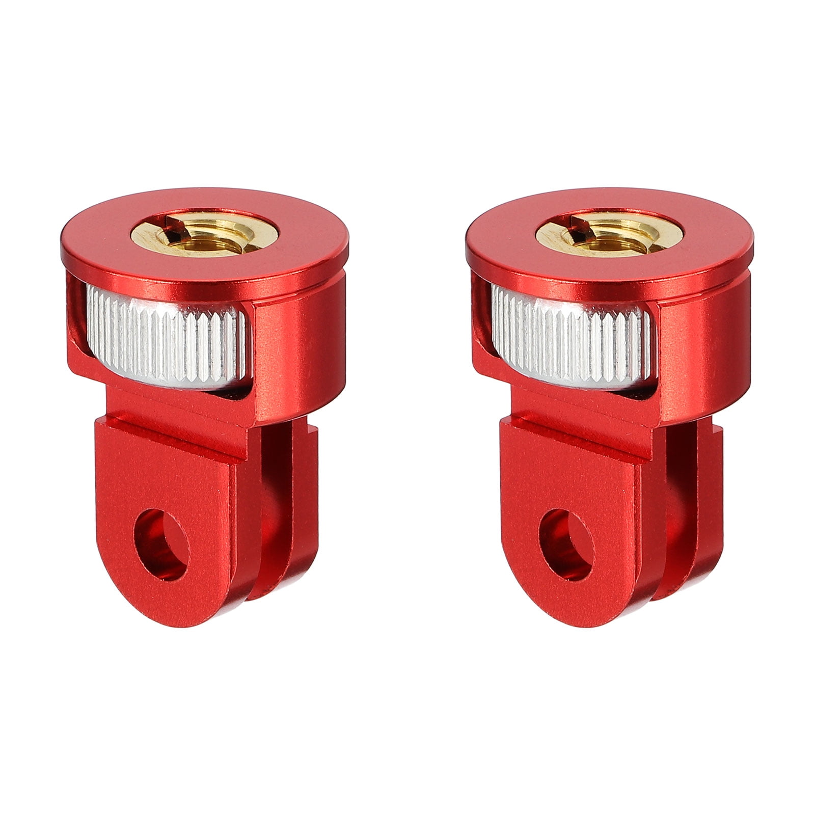 Uxcell Aluminum Camera Tripod Mount Adapter, Adjustment Screw Tripod ...