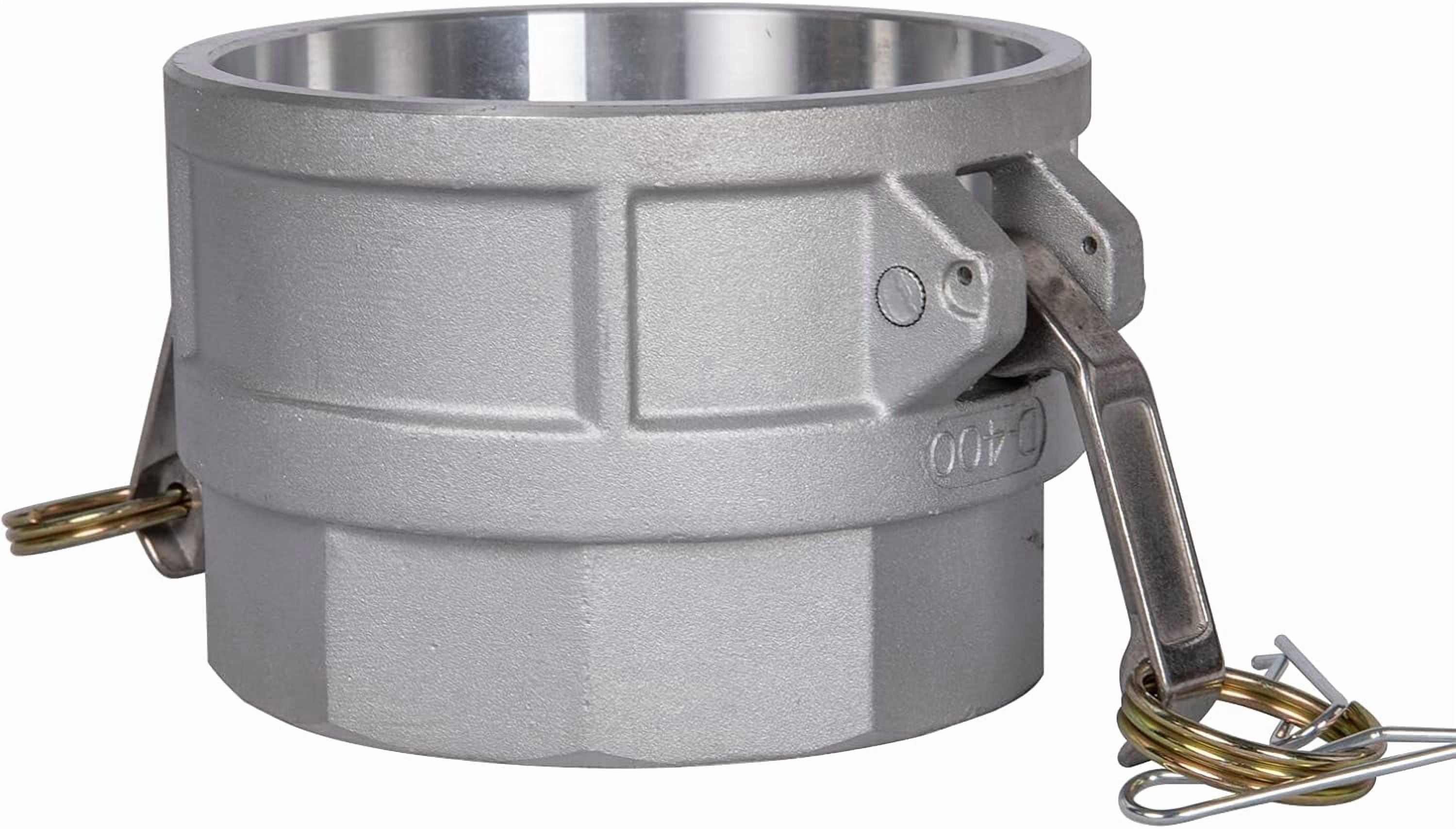 Aluminum Camlock Fittings (4" Type D) - Cam & Groove Hose Fittings ...