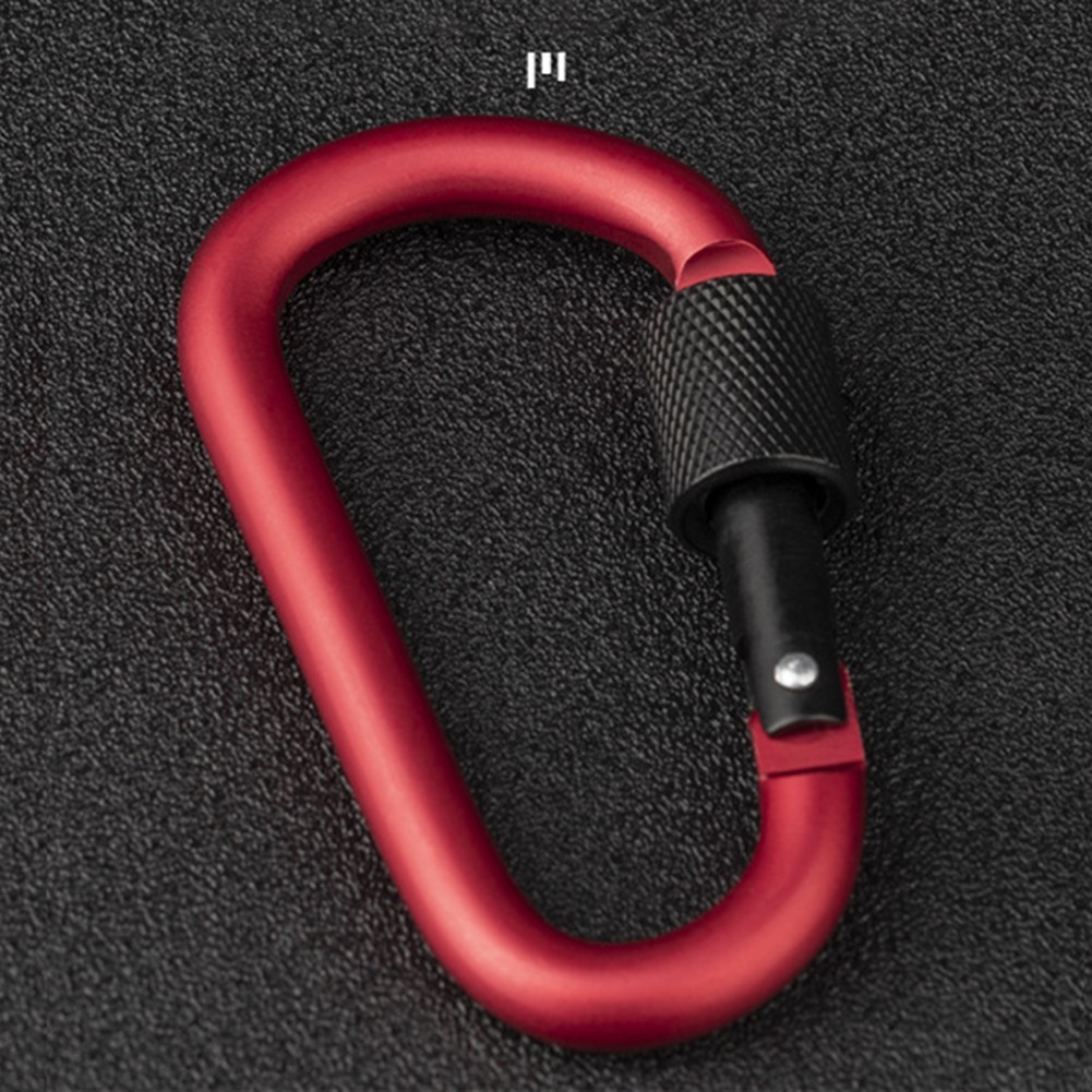 Aluminum Camping Carabiner D-Ring Clip Hooks Hiking Light Snap Hot Sale ...