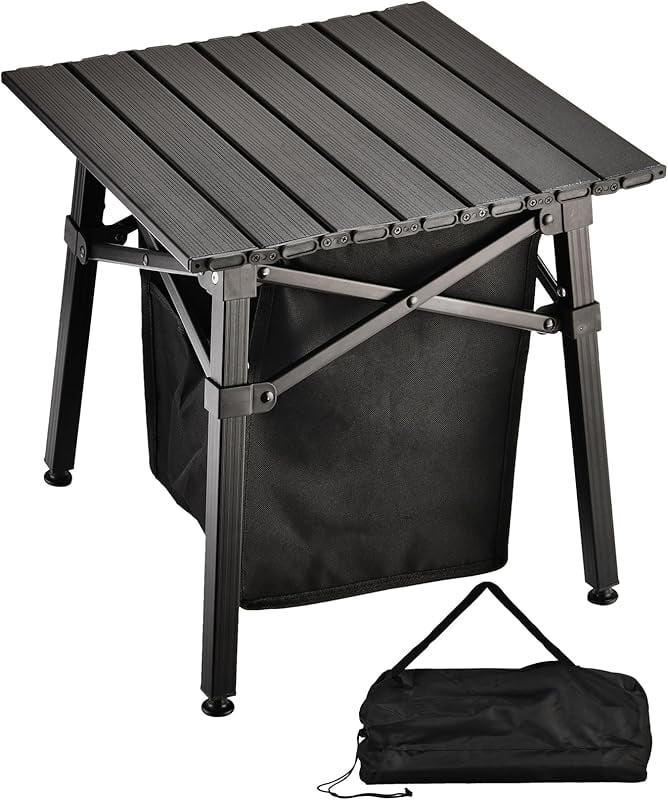 Aluminum Camping Side Table, Compact Folding Outdoor Portable Beach ...