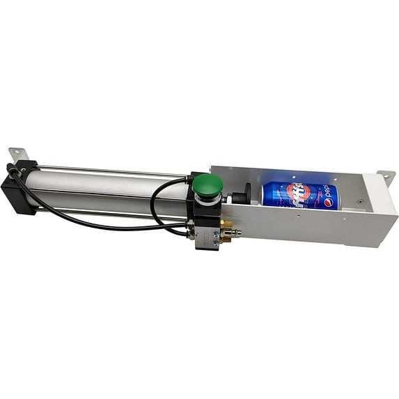 Aluminum Can Crusher, Heavy Duty Pneumatic Cylinder Soda Beer Can ...