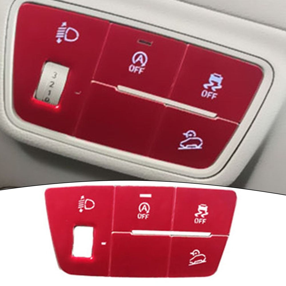 Aluminum Car Left Control Headlight Switch Button Sticker for Hyundai ...