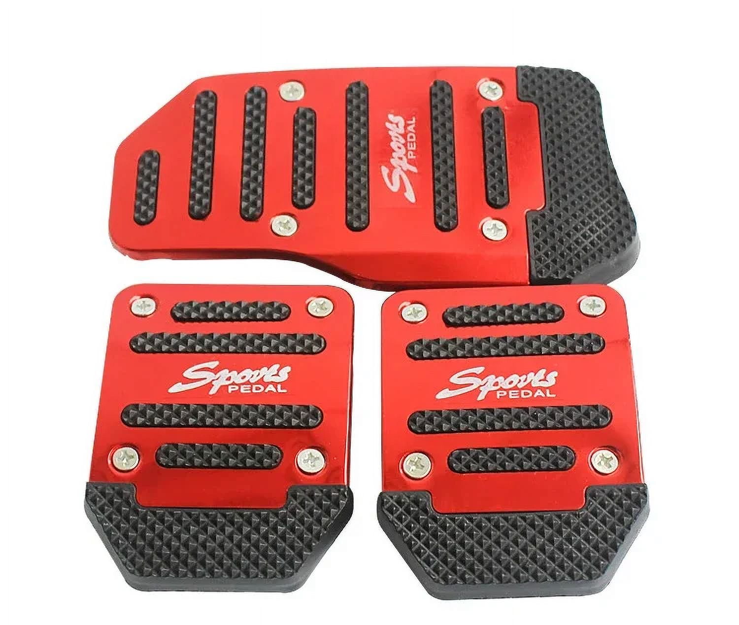Aluminum Car Pedal Cover Set Automatic Transmission & Gas Foot Covers ...