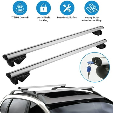 53" Heavy Duty 300 LBS Universal Roof Rack Cross Bars Compatible with ...
