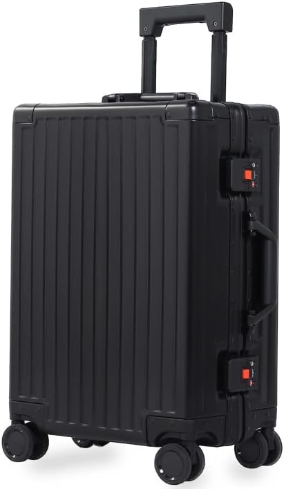 All Aluminum Carry On Luggage 22x14x9 Airline Approved，Hard Shell Carry ...