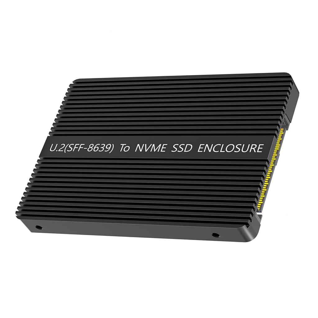 Aluminum Case M.2 SSDs Box M.2 NVME NGFFs SATAs SSDs to U.2 SFF-8639 ...