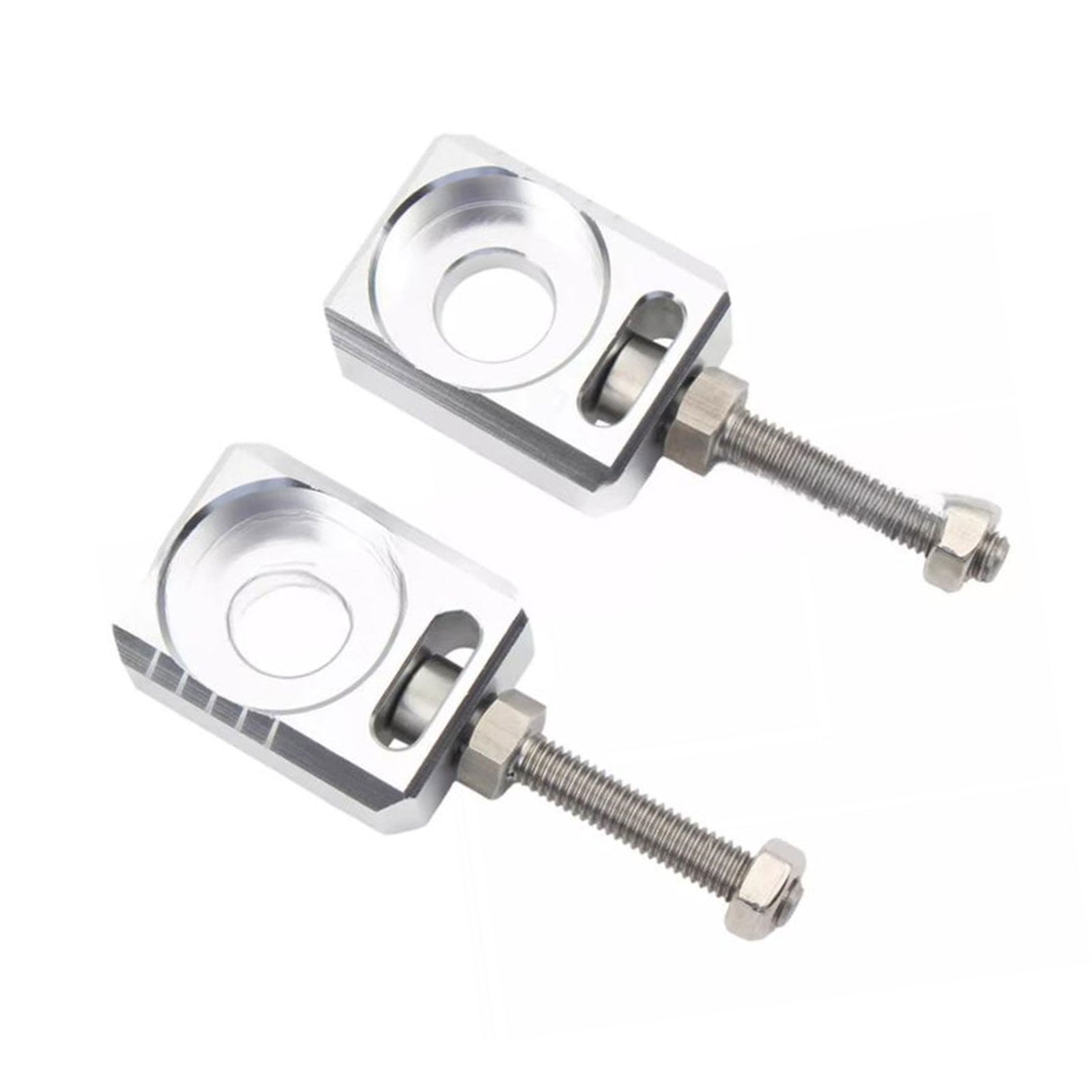 Aluminum Chain Adjuster For Electric Bike Motorcycles Rear Axles Blocks ...