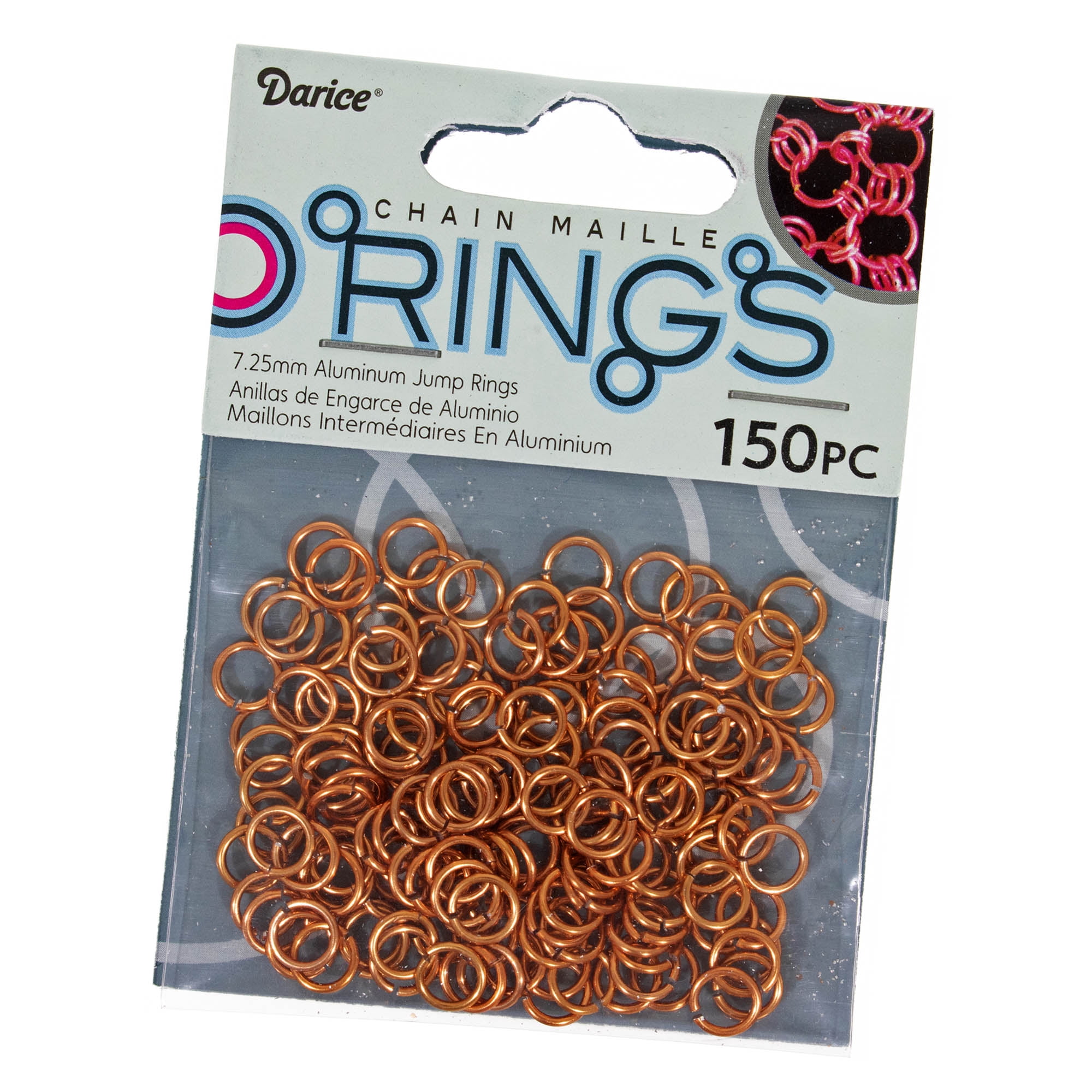 Aluminum Chain Maille Jump Rings - Connecting Loops in Multiple Colors ...