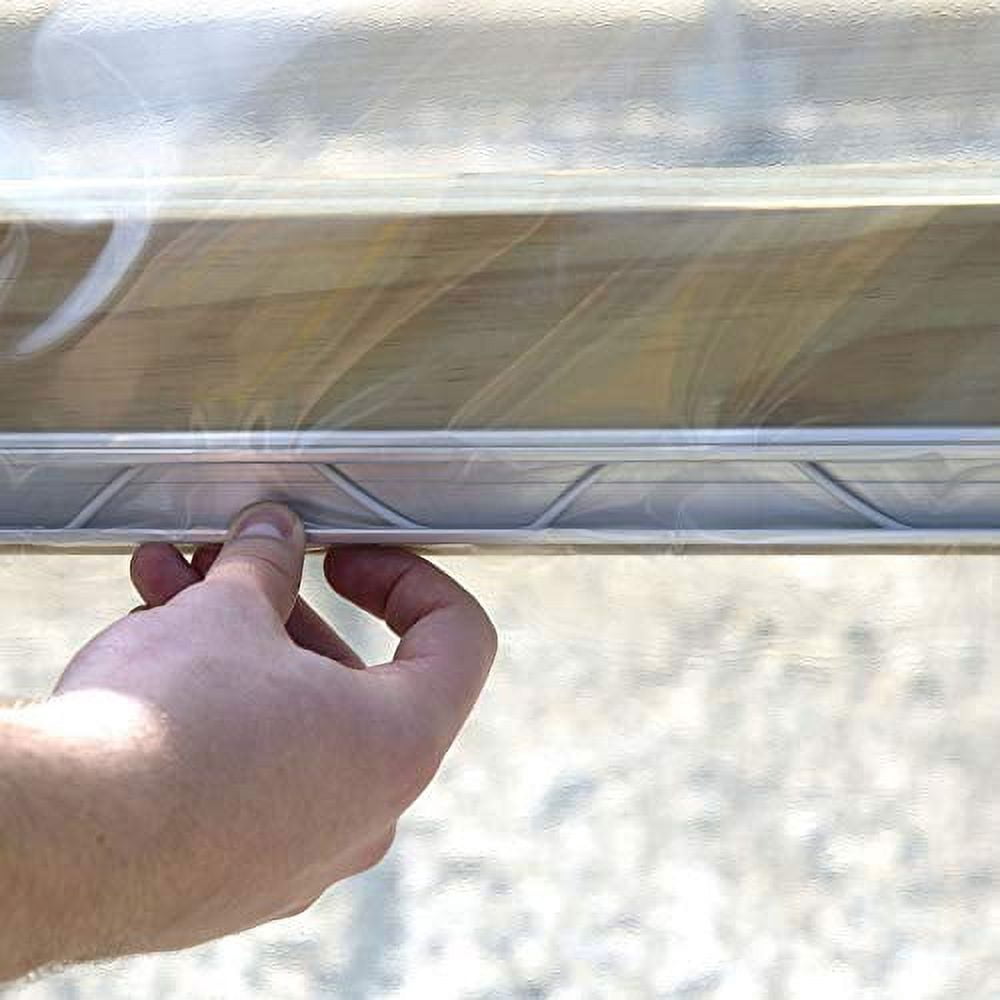 Aluminum Channel | Lock U-Channel | Greenhouse Lock Channel | (6.5 ft ...