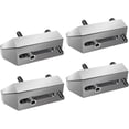 Aluminum Clamp Set Of Four， Tool Room Clamps ，Hold Down Clamp, 1/4"-20 ...