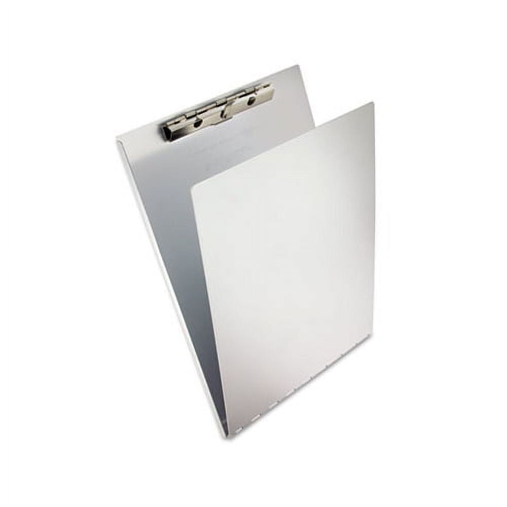 Aluminum Clipboard w/Writing Plate 1/2" Clip Cap, 8 1/2 x 12 Sheets ...