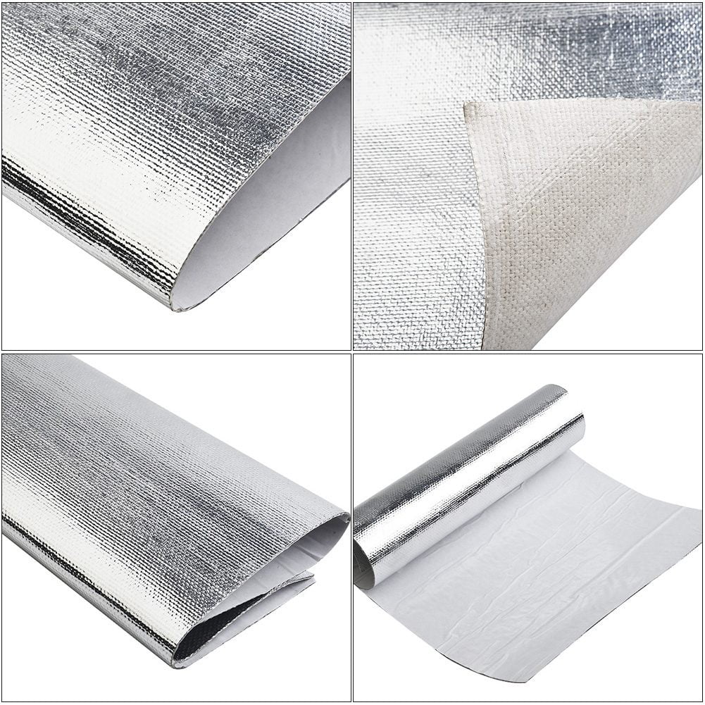 Aluminum Coated Car Heat Shield Mat 12 X 24 Inch Effective Heat ...
