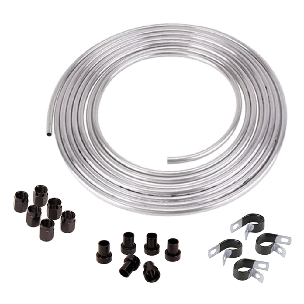 Aluminum Coiled Tubing Fuel Line Kit, 20 Feet, 1/4 Inch O.D. - Walmart.com