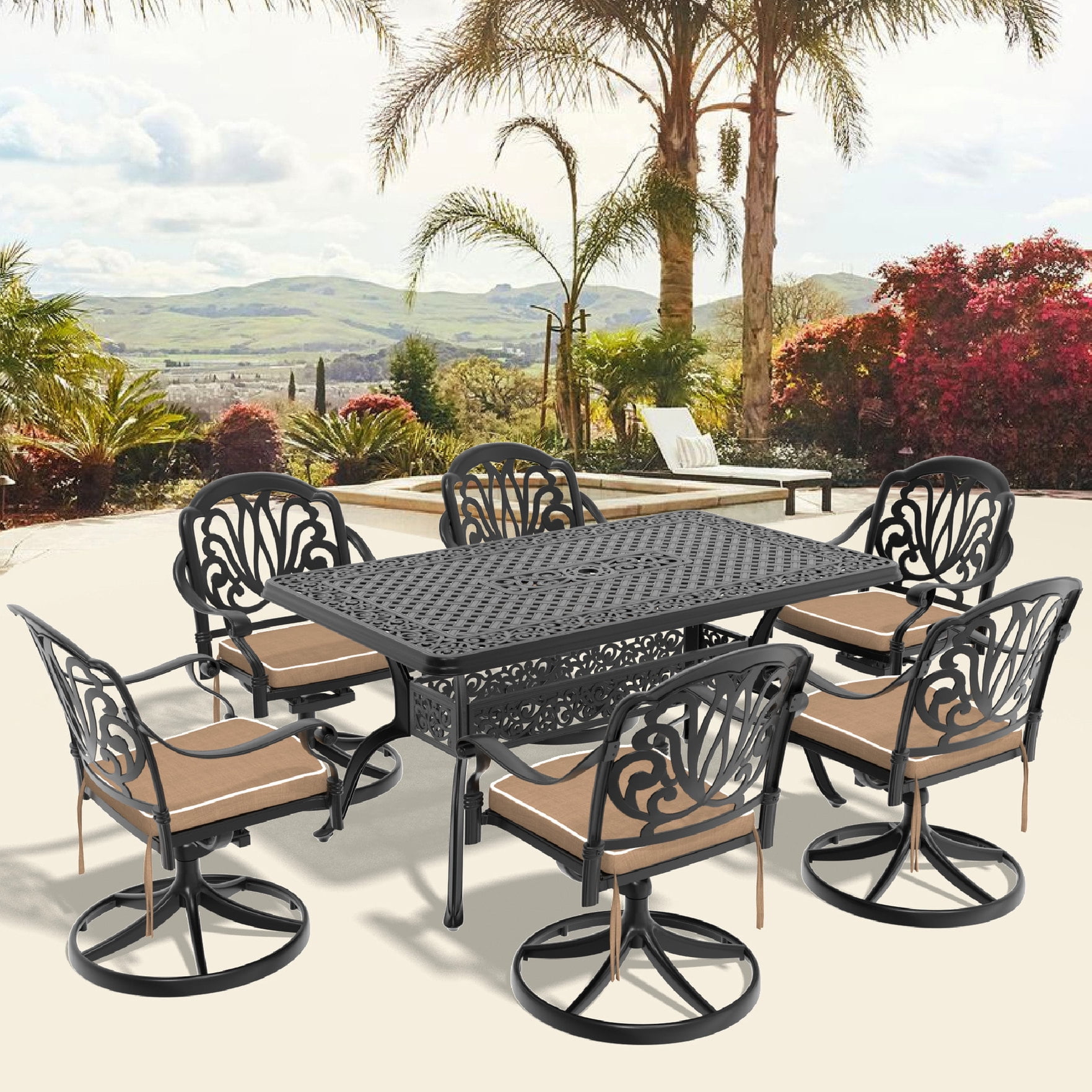 Aluminum Construction - Human-Body Conforming Design - Garden Setting ...