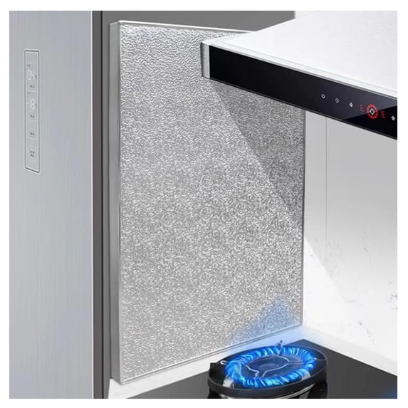 Aluminum Cooktop Shield,Self-adhesive Protective Backsplash Guard Mat ...