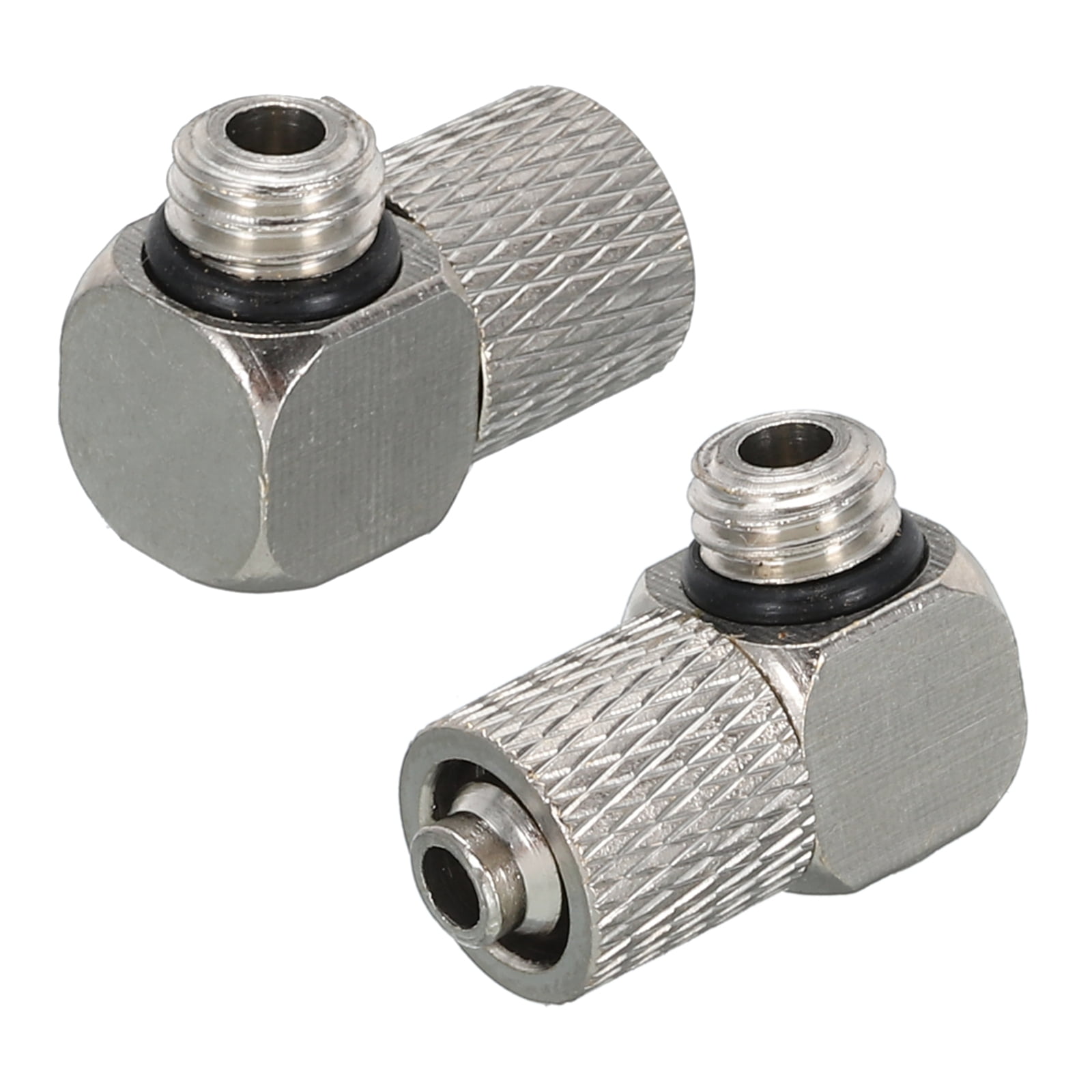 Aluminum Cooling Head M6 Elbow Radiator Heatsink System Alloy Water ...