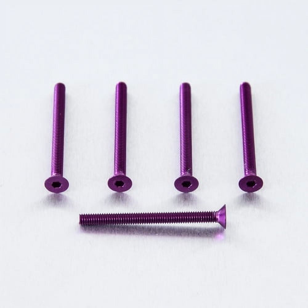Aluminum Countersunk Bolt M4x(0.70mm)x45mm Pack x5 - Walmart.com